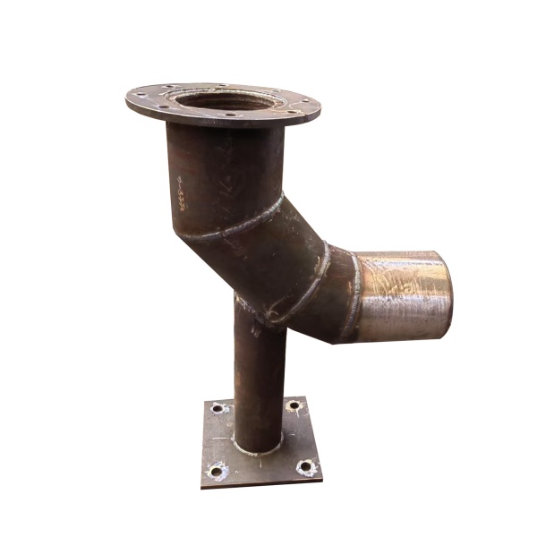 China Custom Bimetal Cladding Wear-resistant Pipe Elbow with Flange ...